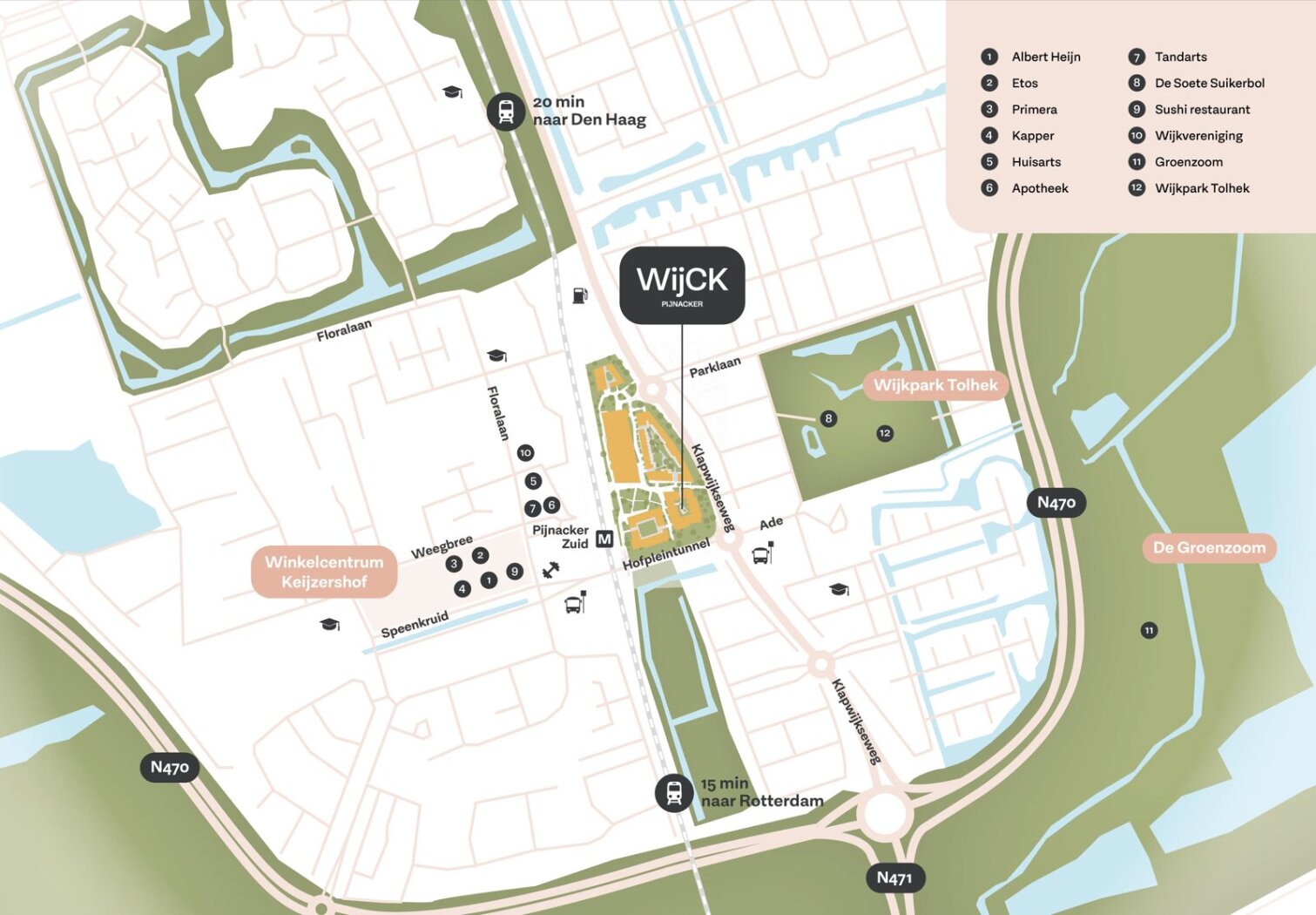 Locatie - WijCK Pijnacker